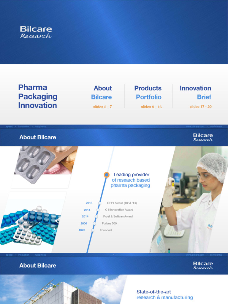 Pharma Packaging Innovation | Download Free PDF | Innovation | Brand
