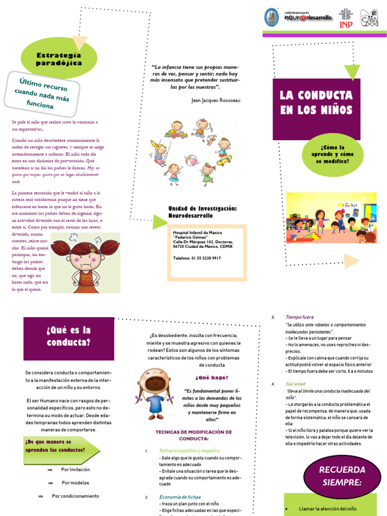 Manejo de Conducta | PDF | Comportamiento