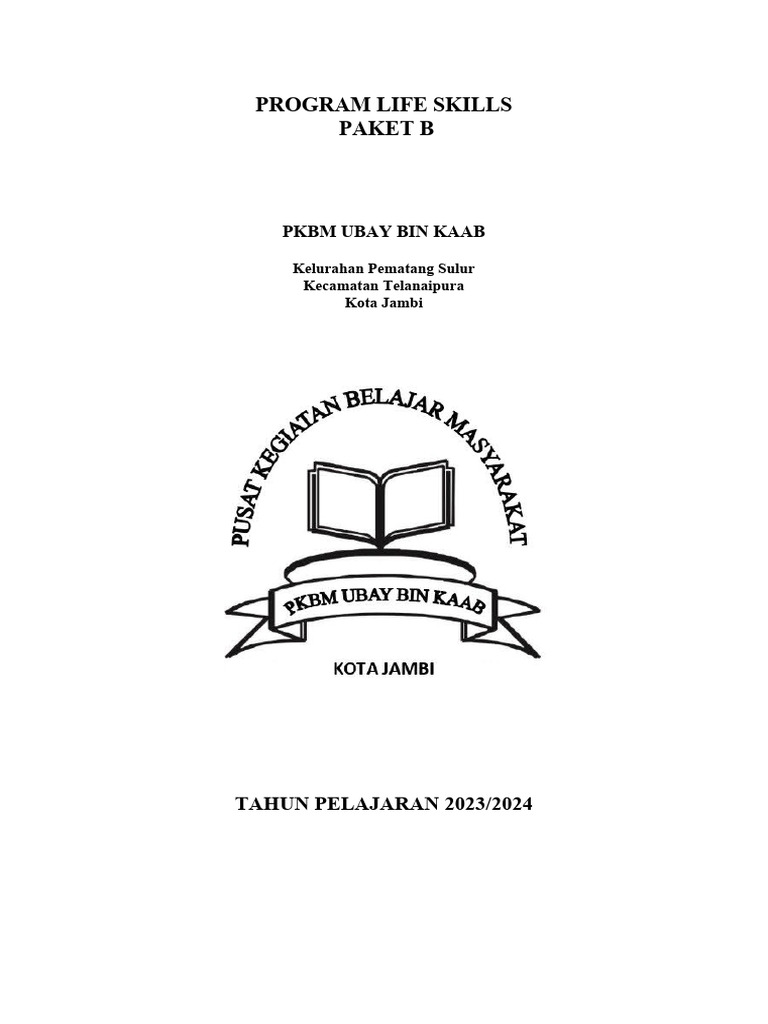 Program Life Skills Sekolah Ubay Jambi | PDF