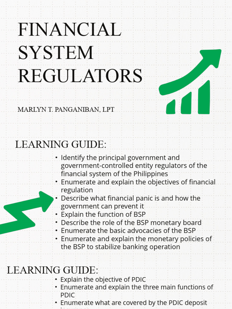 Financial System Regulators | PDF | Insurance | Securities (Finance)