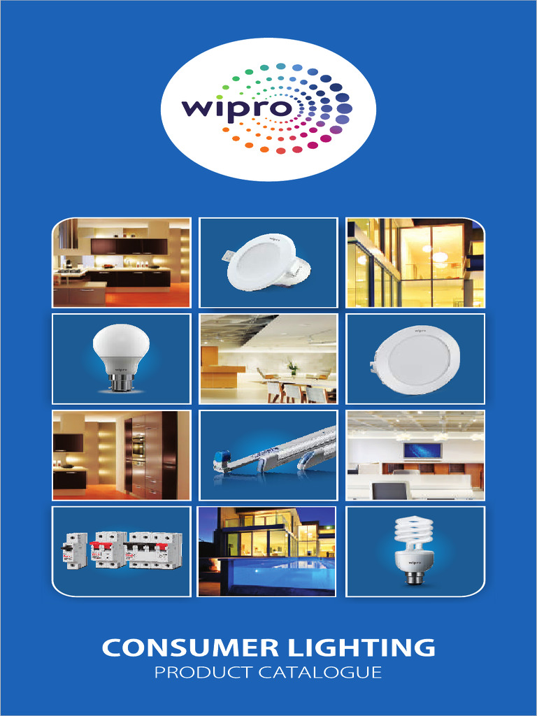 Wipro Lighting Catalogue 2025 | PDF | Lighting | Fluorescent Lamp