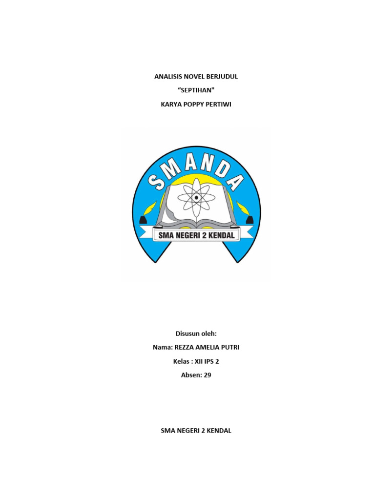 Analisis Novel Septihan Karya Poppy Pertiwi | PDF | Seni