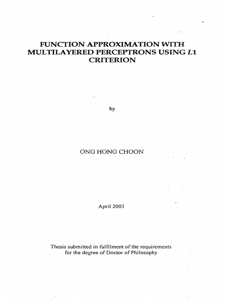 Neural Network Function Approximation | PDF | Artificial Neural Network | Artificial Intelligence