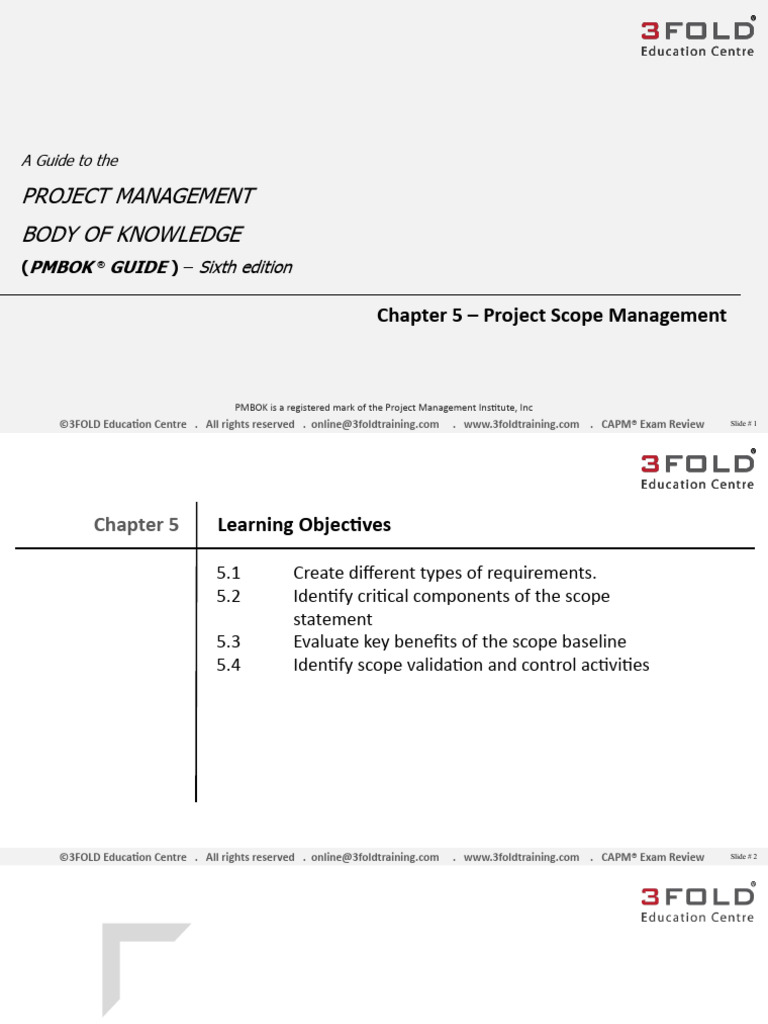 Chapter 5 - Project Scope Management | PDF | Project Management | Agile ... Chapter 5 - Project Scope Management | PDF | Project Management | Agile ...
