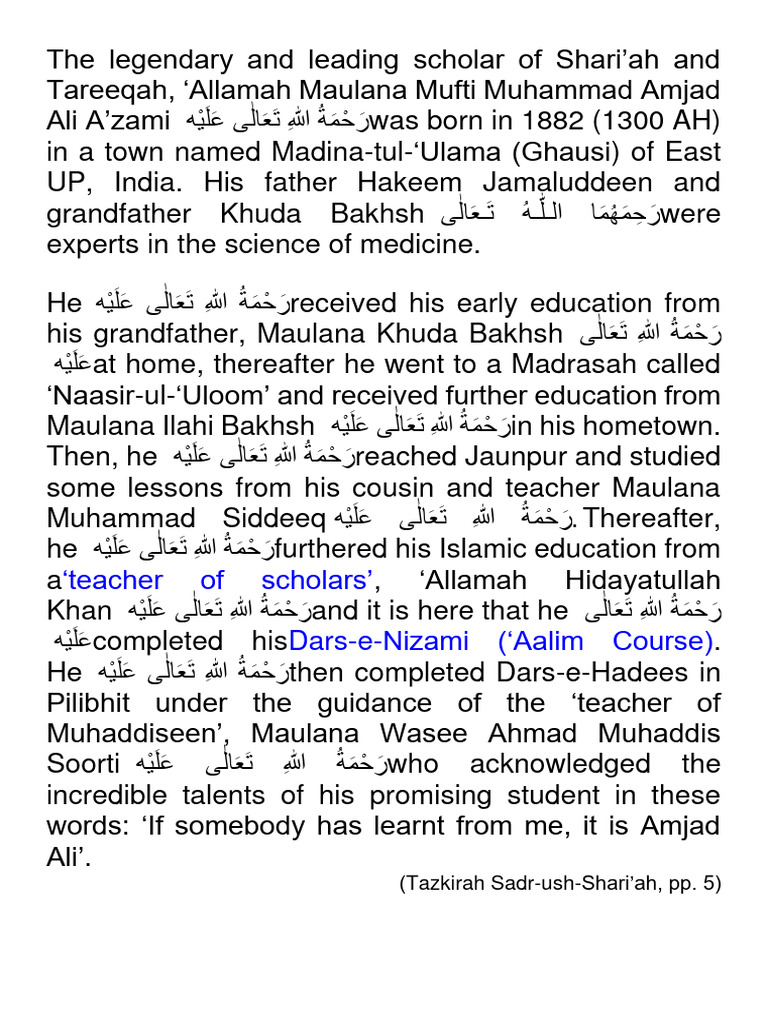 Sadrush Shariah | PDF | Sharia | Quran