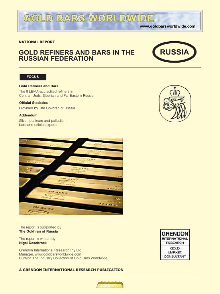 Rusia Gold Bar Book | PDF | Commonwealth Of Independent States | Siberia