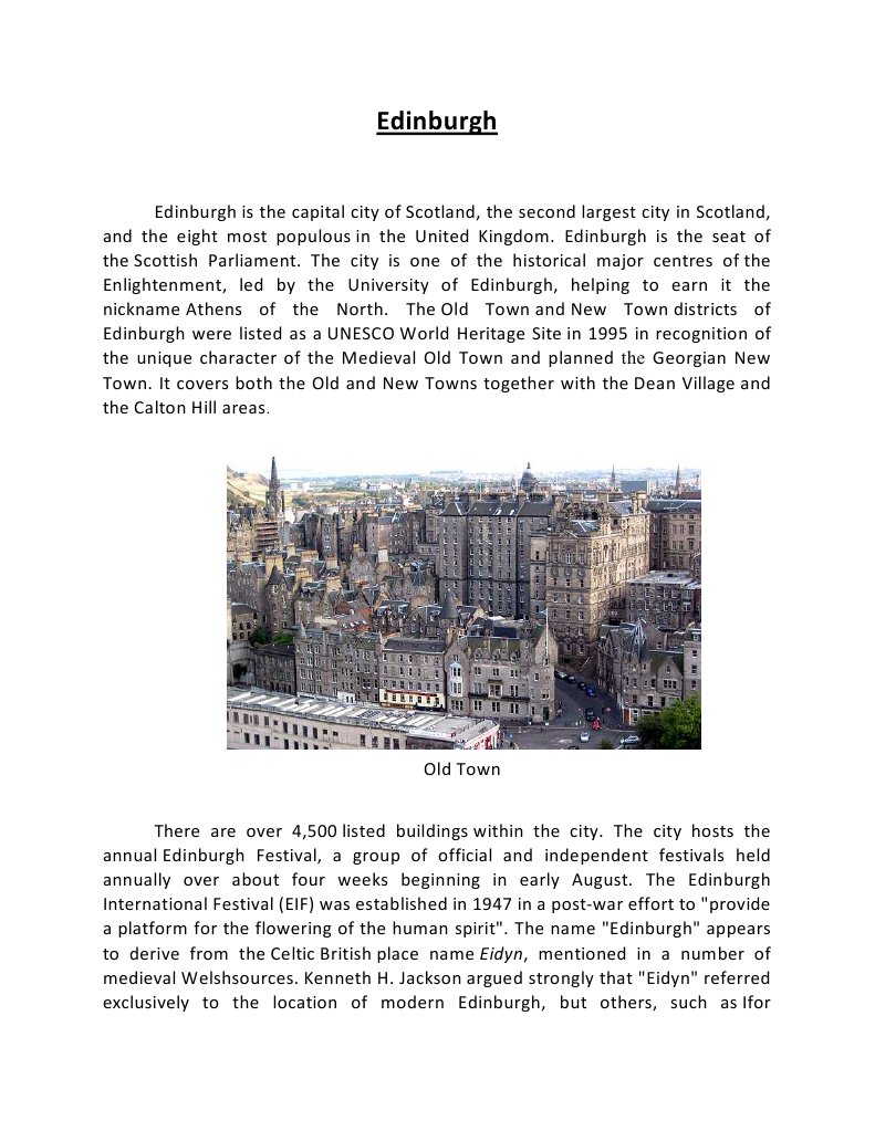Edinburgh | PDF