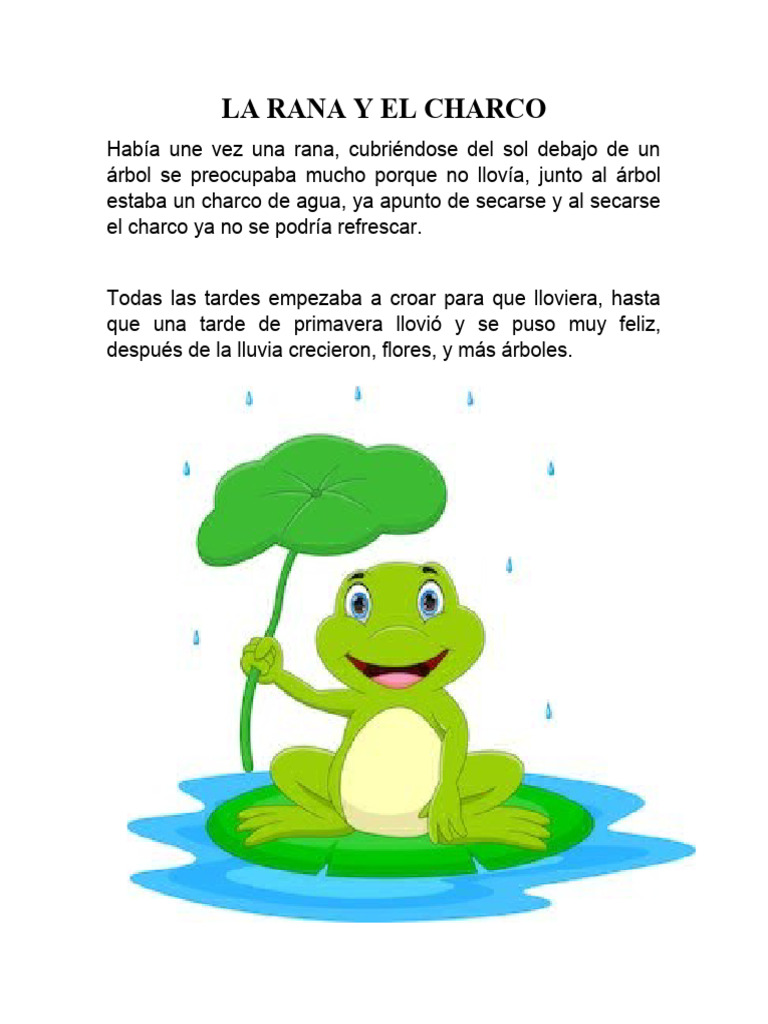 La Rana Y El Charco Pdf