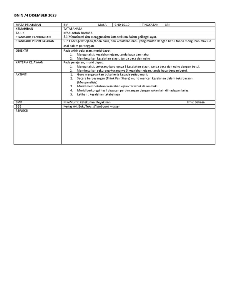 Isnin /4 Disember 2023 | PDF