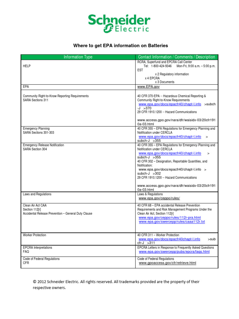 Where To Get EPA Information On B | PDF | Superfund | United States ...