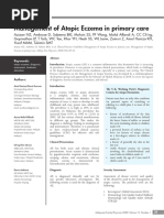 Clinical Practice Guidelines - Eczema - RCH | PDF | Dermatitis | Diseases And Disorders