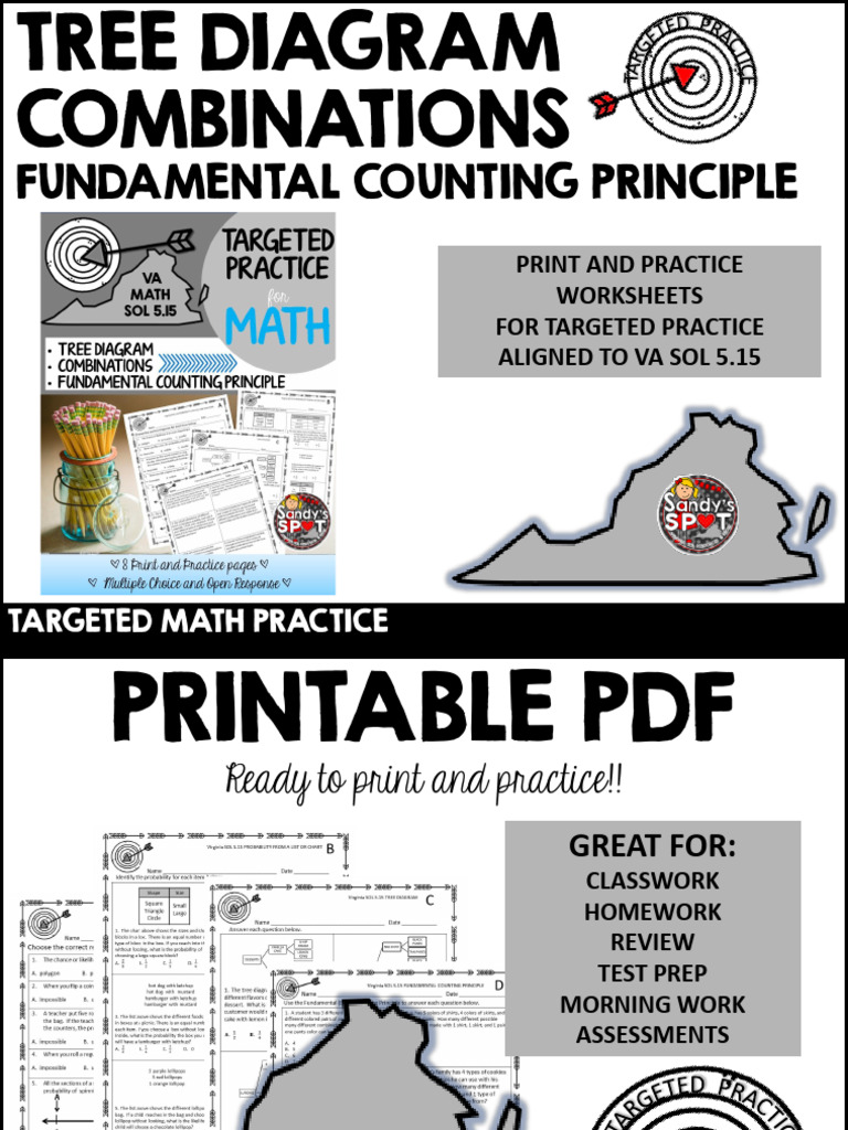Fundamental Counting Principle: Targeted Math Practice | PDF