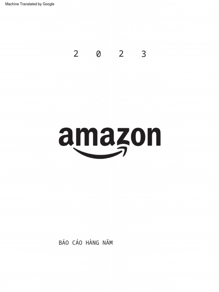 Amazon Com Inc 2023 Annual Report | PDF