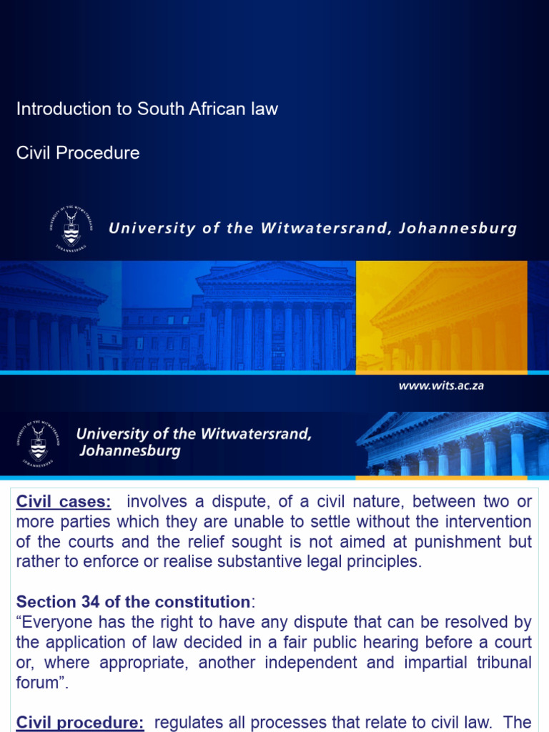 Civil Procedure | PDF | Judiciaries | Justice