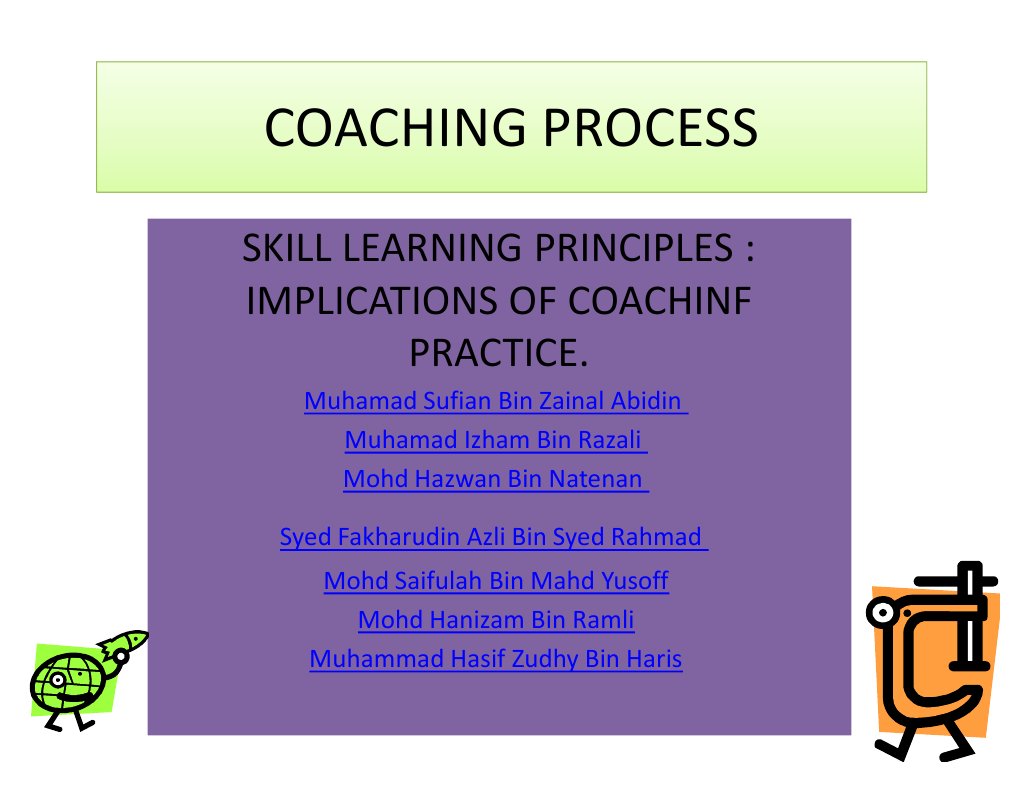 Coaching Process | PDF