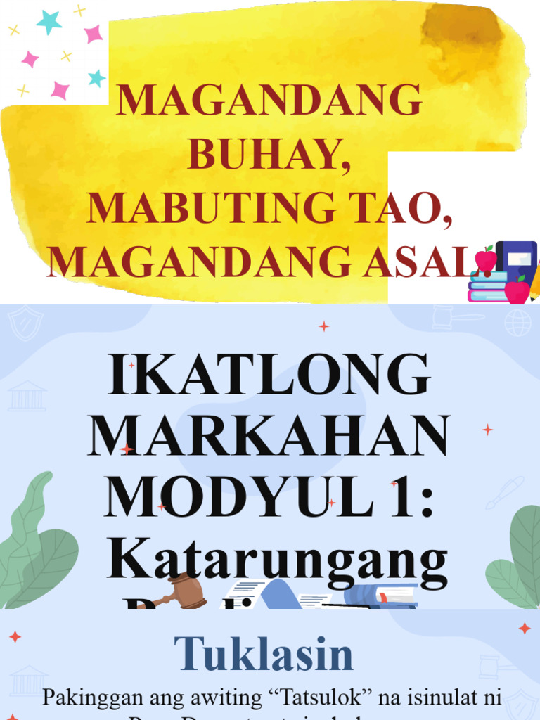 Magandang Buhay, Mabuting Tao, Magandang Asal | PDF