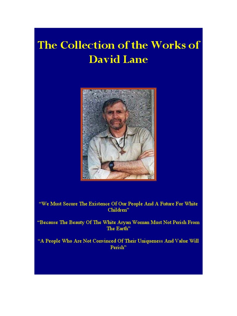 Collection of Works of David Lane | PDF | Racketeer Influenced And ...