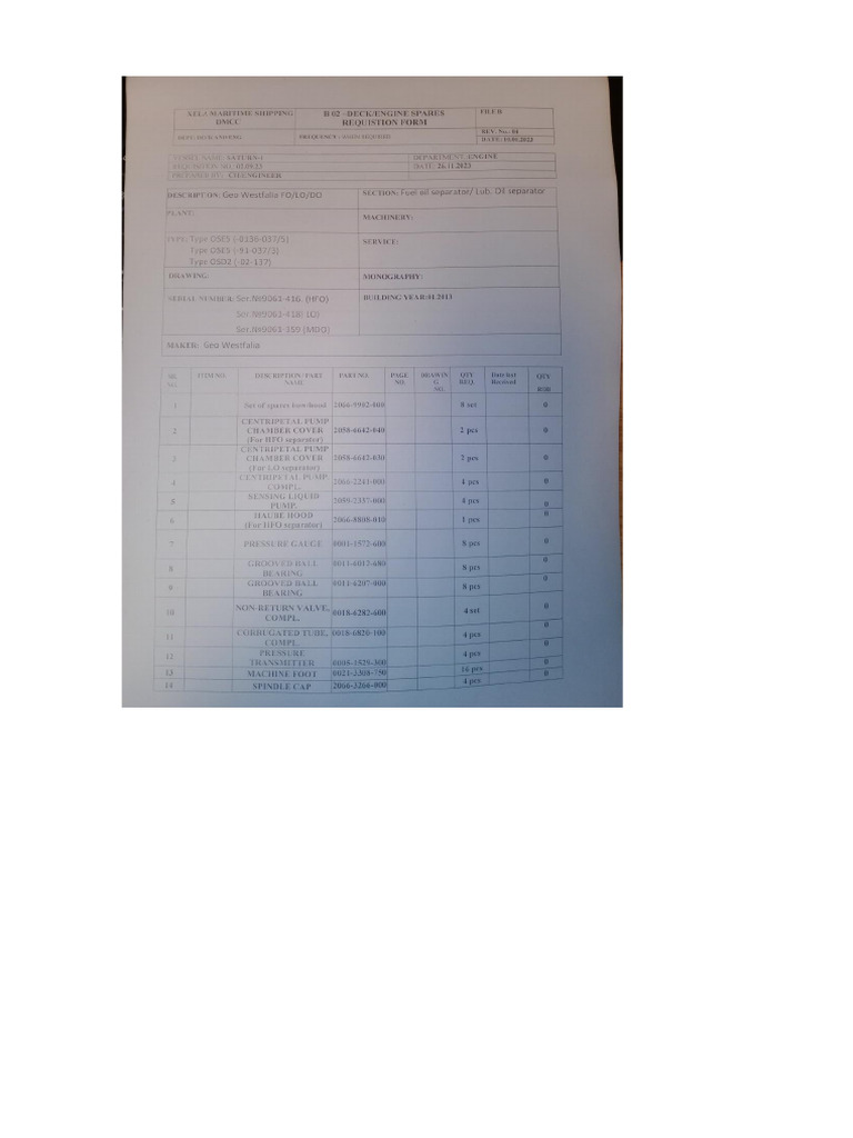 Westfalia Hfo.lo.Mdo | PDF