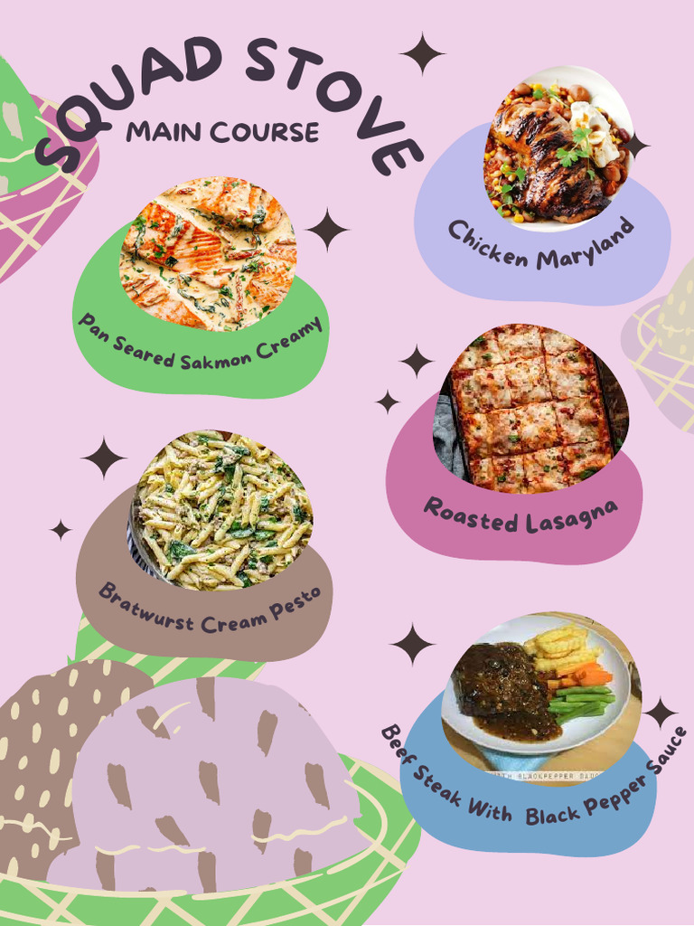 Planning Menu Squad Stove | PDF