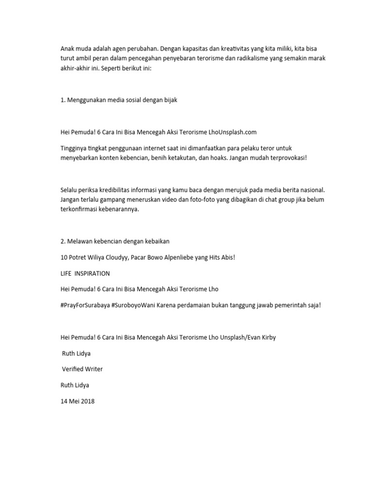 Anak Muda adala-WPS Office | PDF