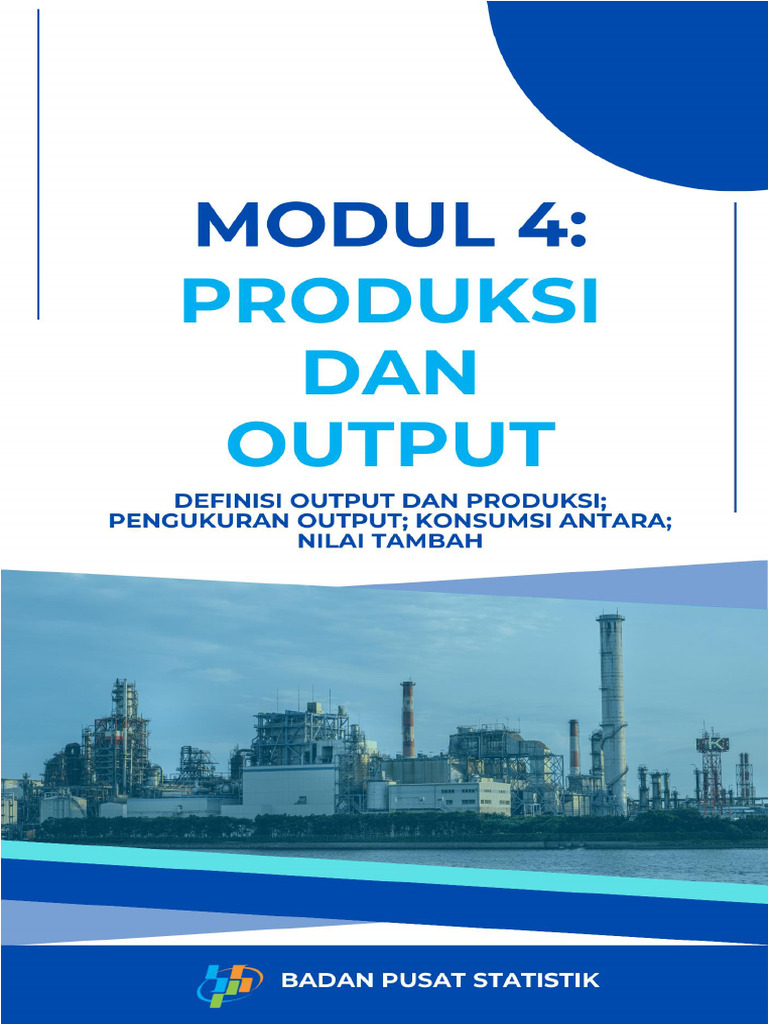 Modul Produksi dan Output Neraca Nasional | PDF | Bisnis