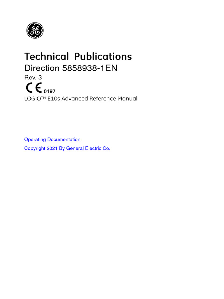 LE10s ARM 5858938-1EN-Rev3 | PDF | Medical Ultrasound | Ultrasound