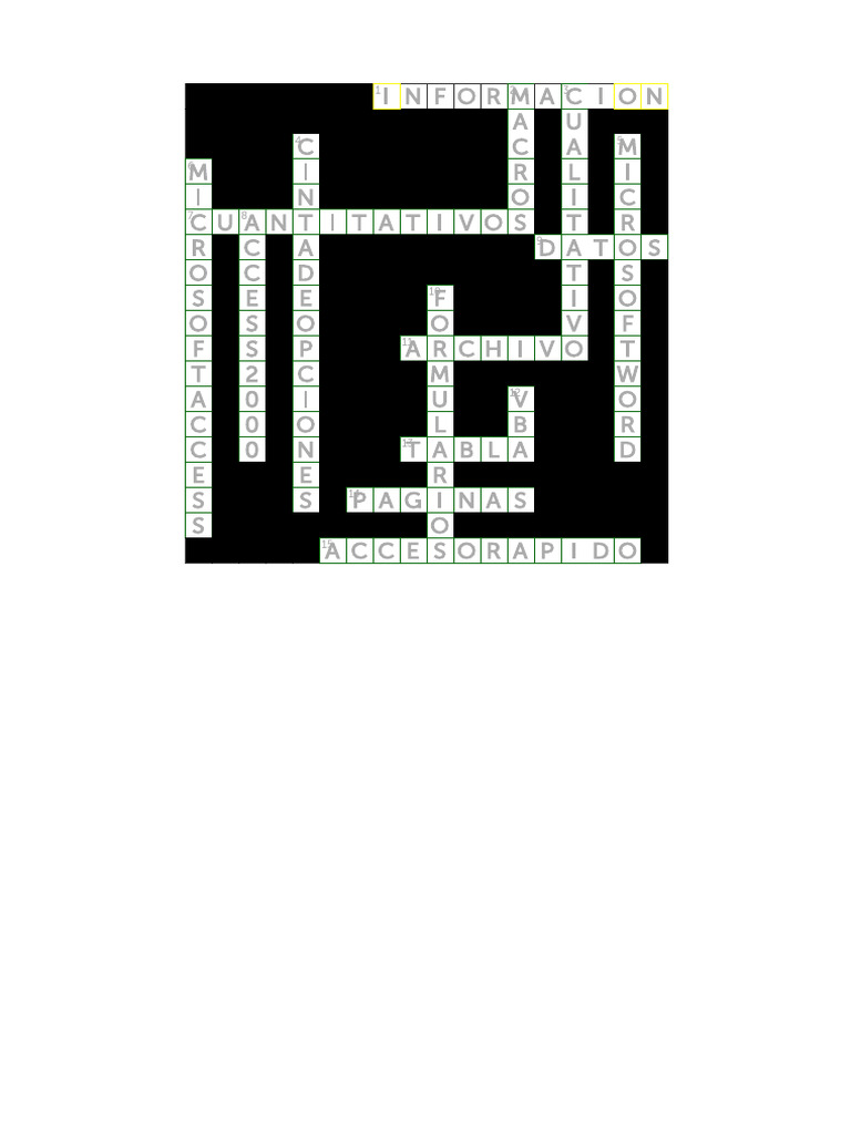 Jugar Crucigrama | PDF | Bases de datos | Active X Data Objects Jugar Crucigrama | PDF | Bases de datos | Active X Data Objects