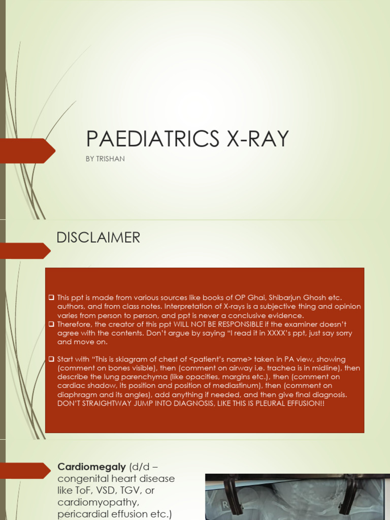 Paediatrics Xrays | PDF | Lung | Thorax (Human Anatomy)