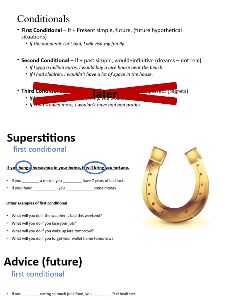 First and Second Conditional | PDF | Language Arts & Discipline