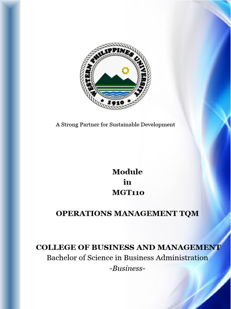 TQM Module 4 | PDF | Strategic Management | Strategic Planning