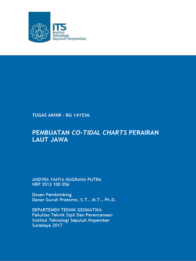 Pembuatan Co-Tidal Charts Perairan Laut Jawa: Tugas Akhir - RG 141536 ...