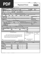 Bir Form 0605 | PDF | Taxes | Payments