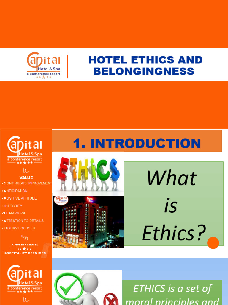 Work Ethics of Capital Hotel and Spa | PDF | Social Psychology