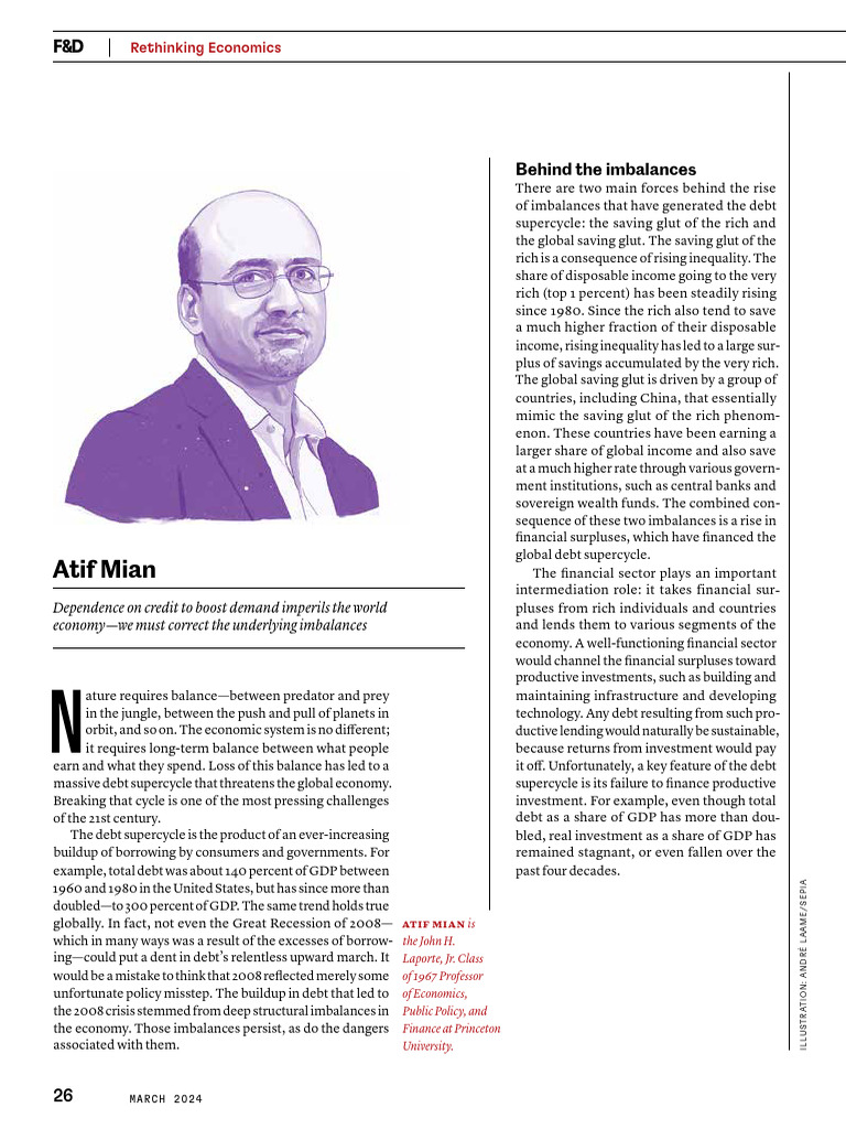 Rethinking Economics - Dependence On Credit To Boost Demand Imperils ...