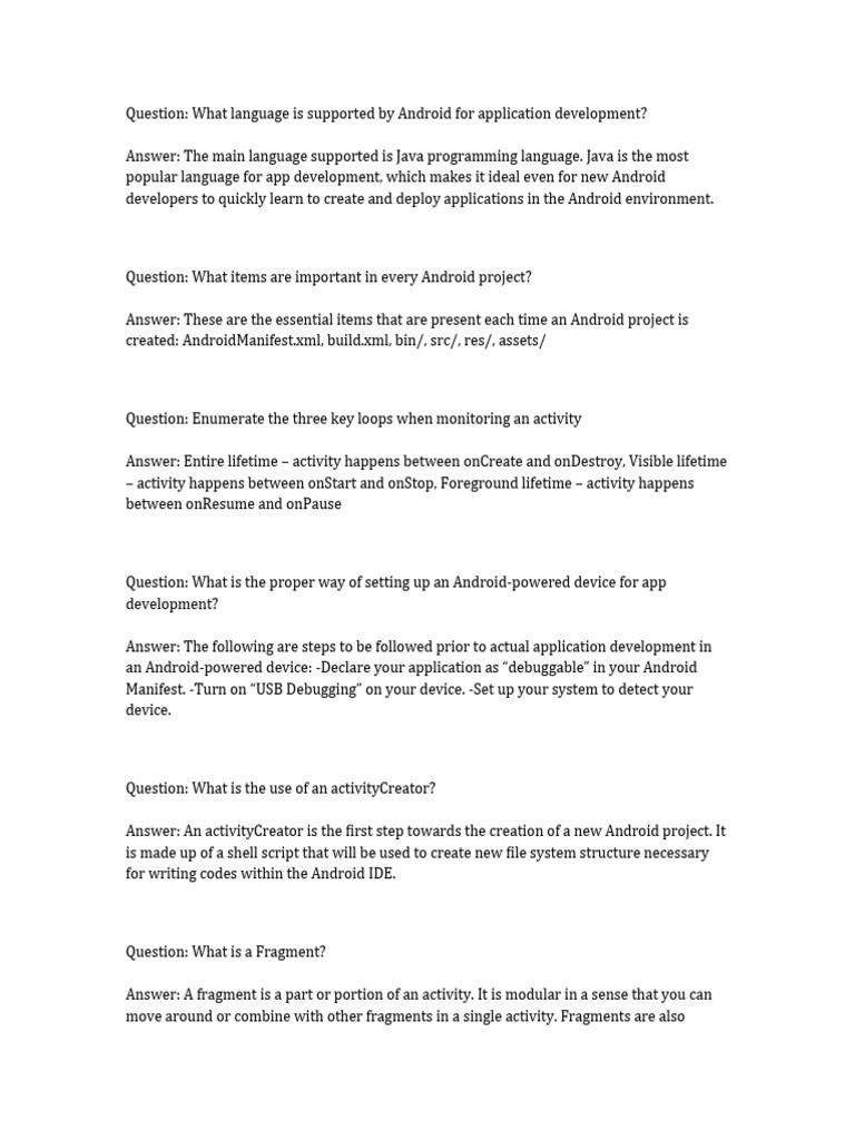 Essential Android Development Guide | PDF | Computers