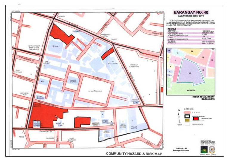 Barangay Hazzard Map | PDF