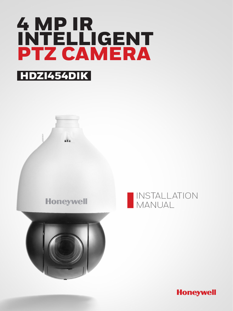 HDZI454DIK IP PTZ Camera Installation Manual | PDF | Lightning | Screw