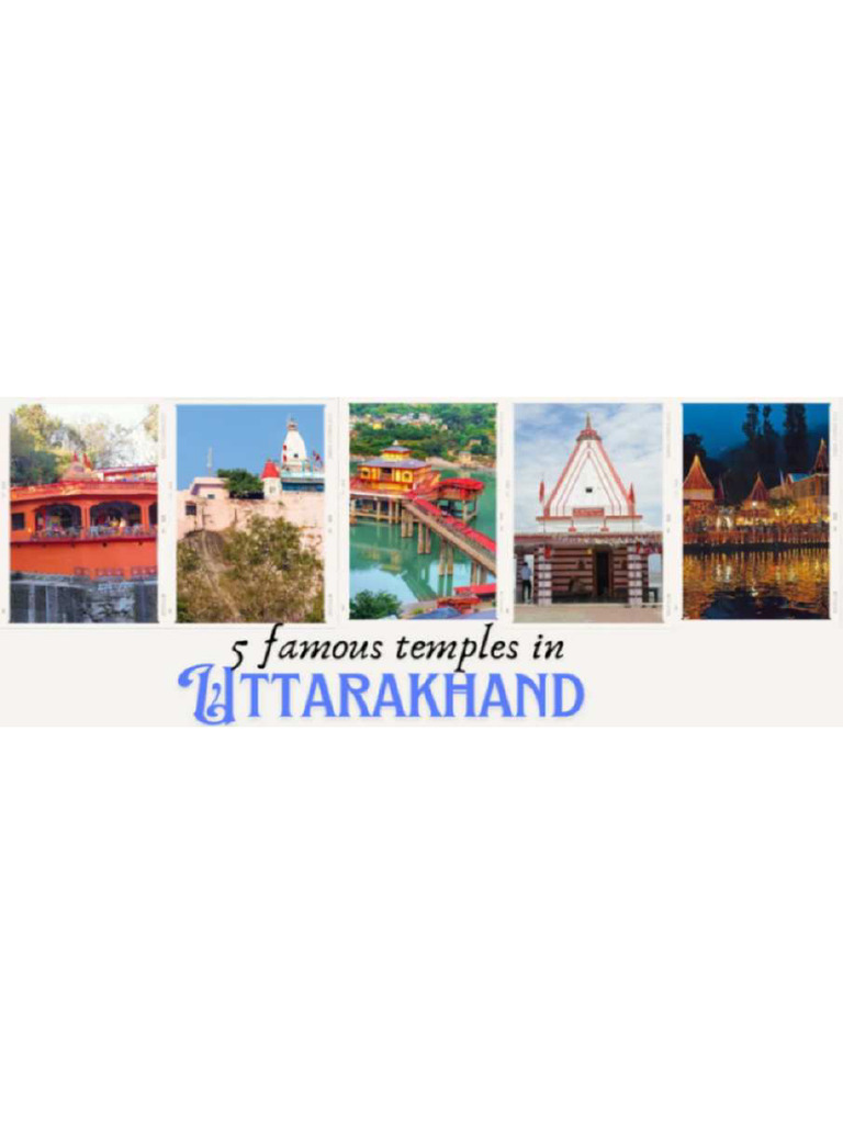 5 famous temples in uttrakhand | PDF