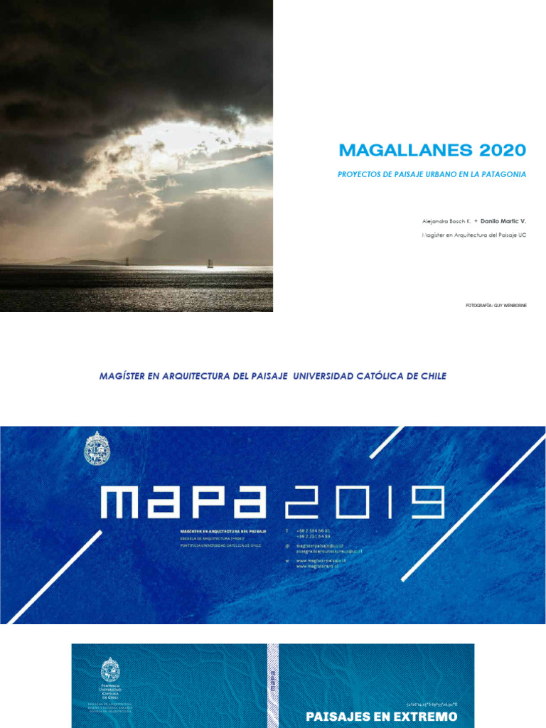 Magallanes 2020 Proyectos de Paisaje Urbano en La Patagonia | PDF
