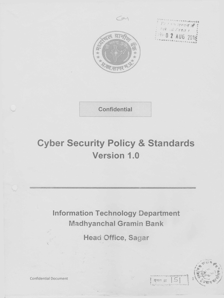 Cyber Security Policy | PDF | Security | Computer Security