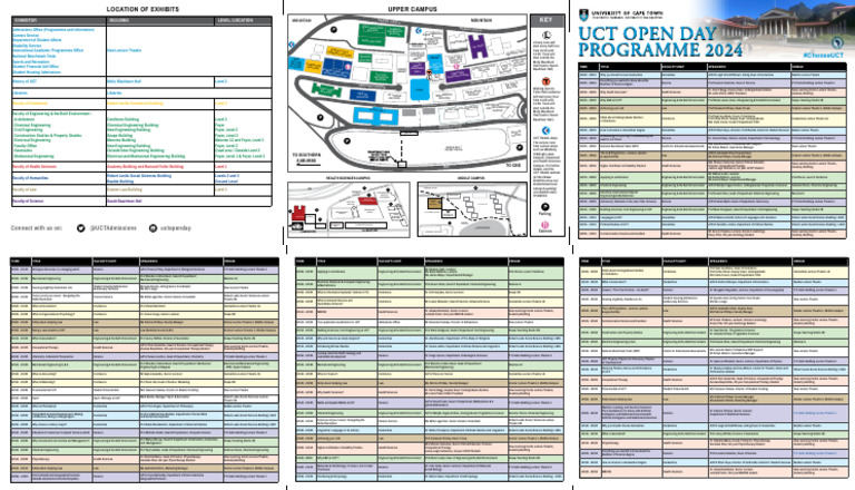 UCT Open-Day-2024 Programme | PDF | Engineering | Science