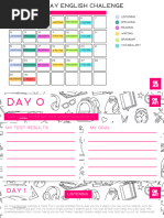 30-Day English Challenge: With Linguamarina | PDF | English Language ...