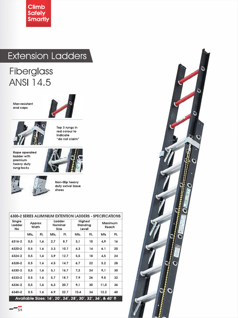 6300-2 Extenstion Ladders | PDF