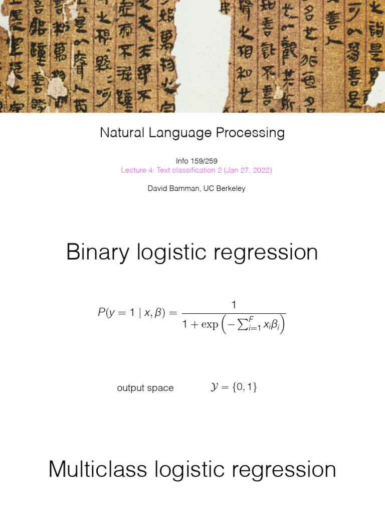 Text Classification with Logistic Regression | PDF | Cognitive Science ...