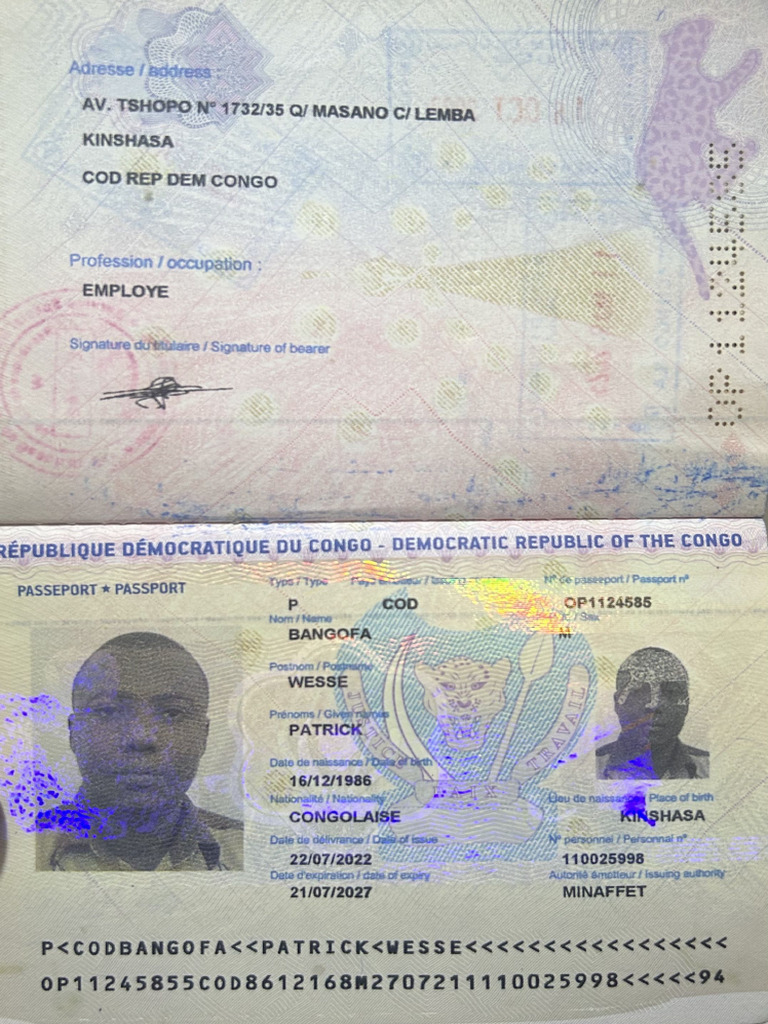 Passport Mr. Patrick | PDF