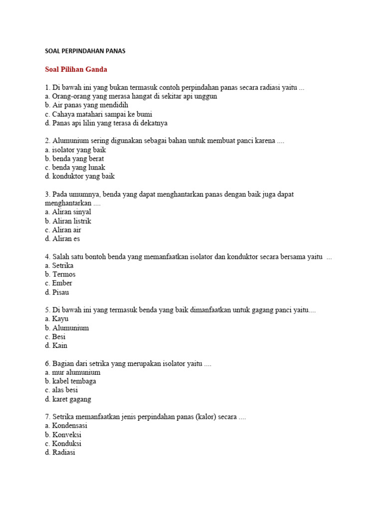 Soal Uas 2 Ipa | PDF | Sains & Matematika