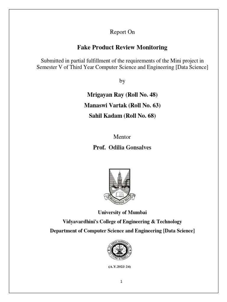 Report Final | PDF | Artificial Intelligence | Intelligence (AI) & Semantics