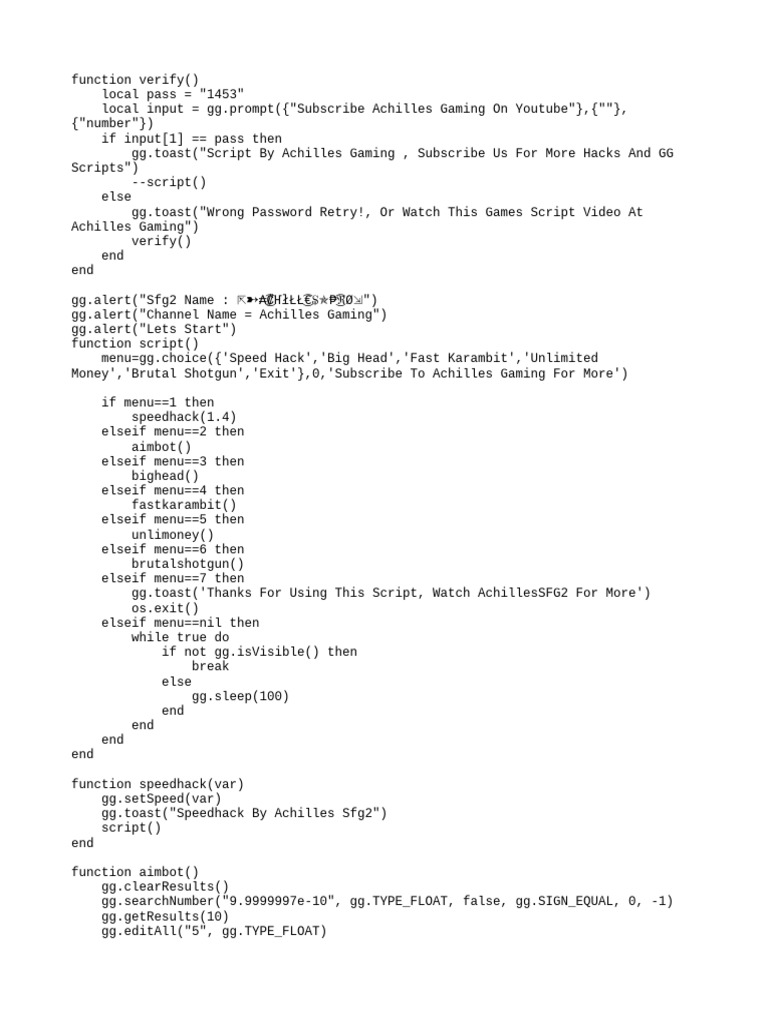 SFG2 New Script 1.2 | PDF