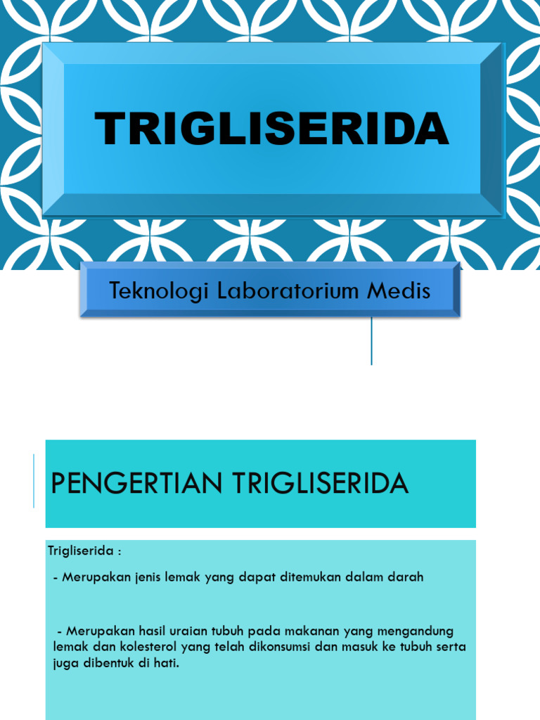 Materi Trigliserida | PDF