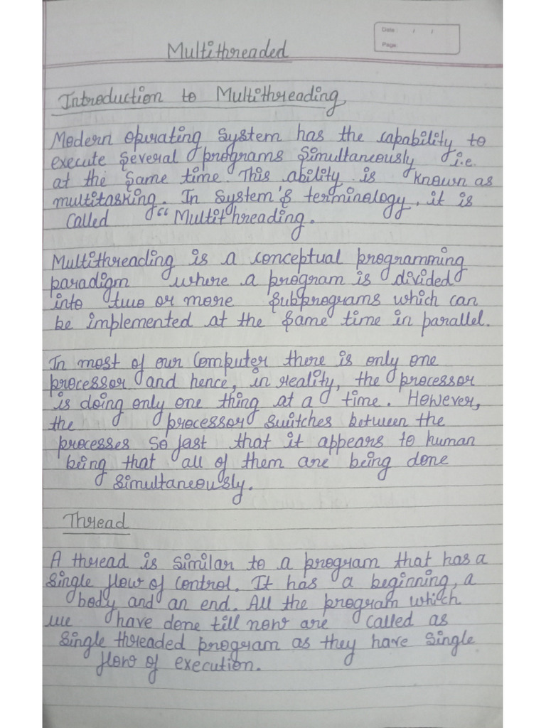 Multithreading | PDF